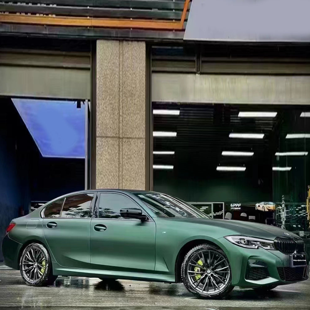 Ultral Matte Metal Emerald Green Carwrap (PET Liner) – wrapteck