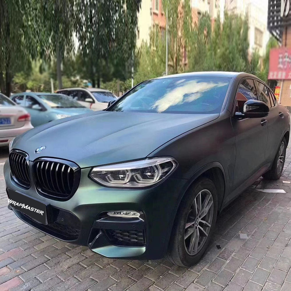 Ultral Matte Metal Emerald Green Carwrap (PET Liner) – wrapteck