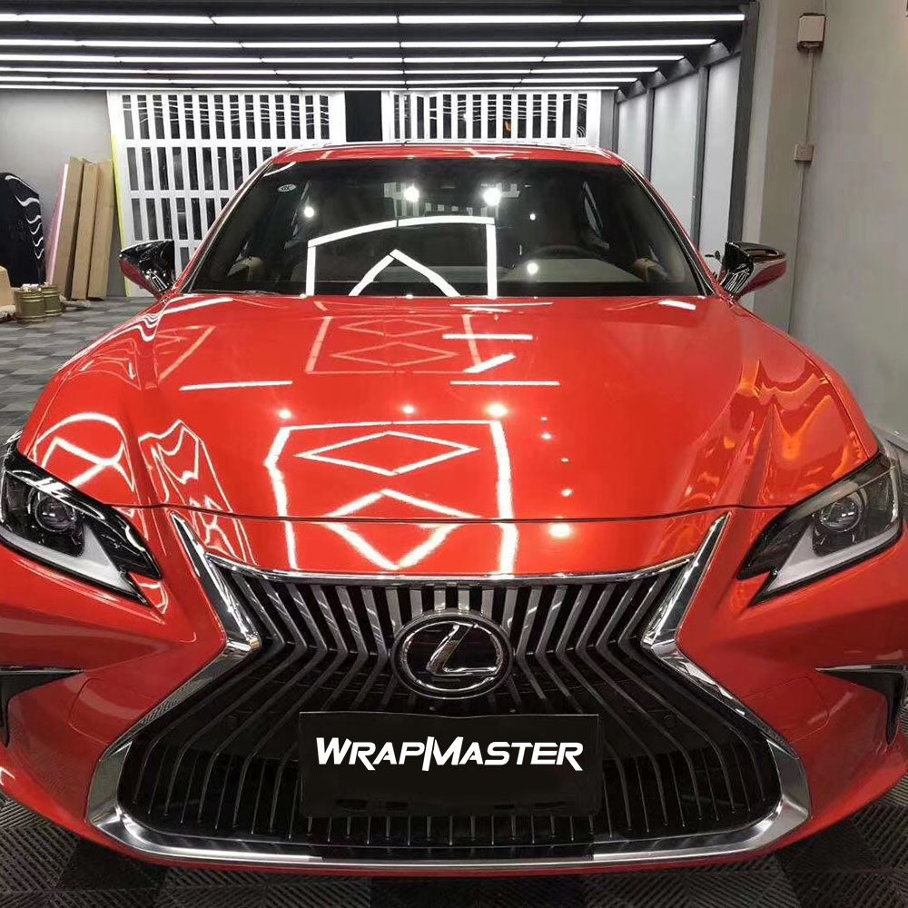 Glossy Farrari Red Vinyl Wrap – wrapteck