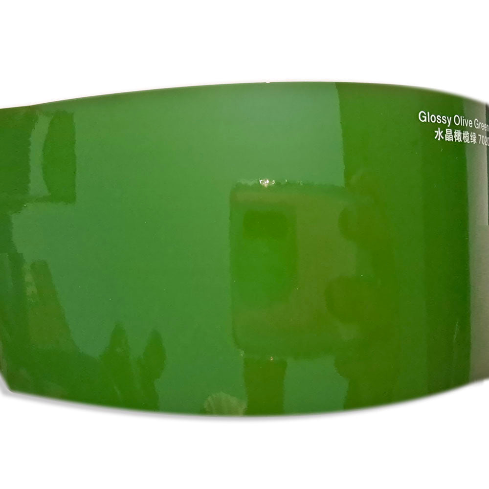 Gloss Olive Green Car Vinyl Wrap – wrapteck