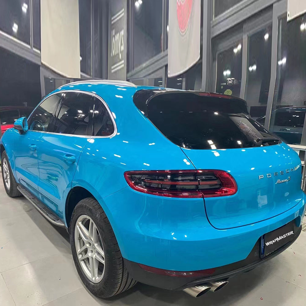 Gloss Miami Blue Vehicle Car Wrap Cost – wrapteck