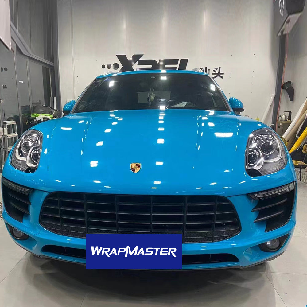 Gloss Miami Blue Vehicle Car Wrap Cost – wrapteck