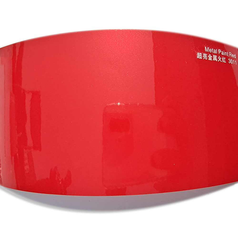 Gloss Metallic Fiery Red Vinyl Wrap – wrapteck