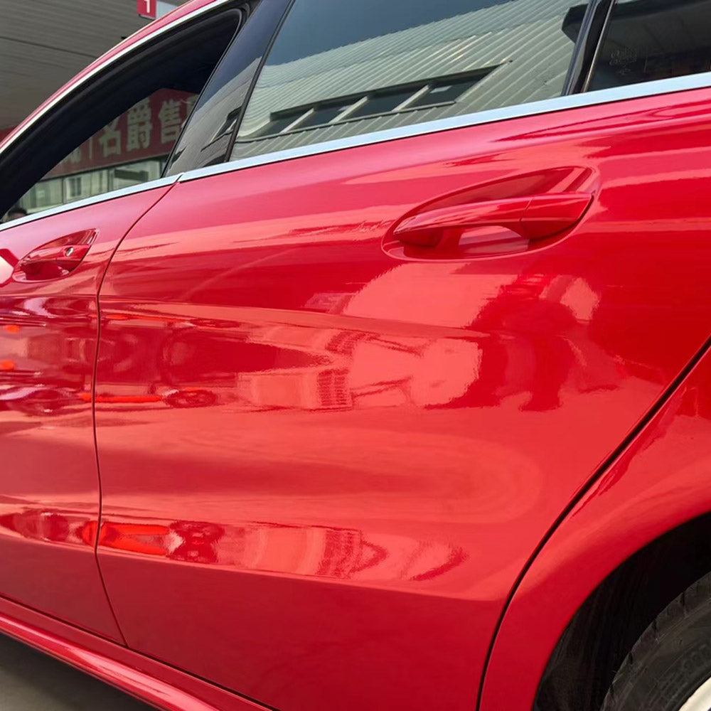 Gloss Metallic Fiery Red Vinyl Wrap – wrapteck