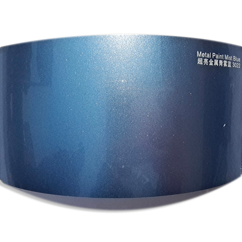 Gloss Metallic Mist Blue Car Wrap – wrapteck