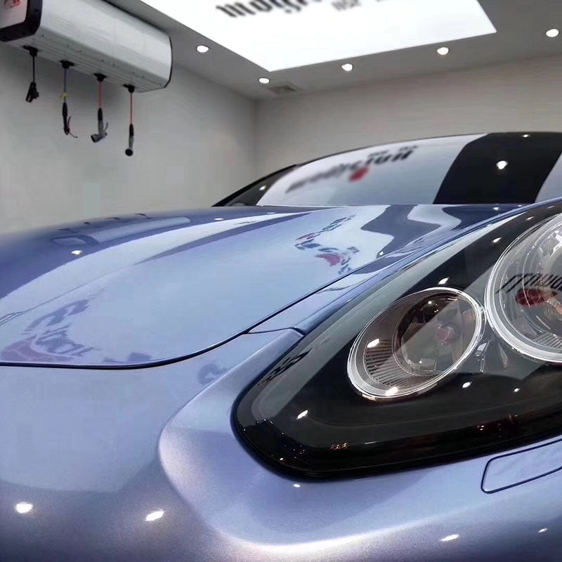 Gloss Metallic Mist Blue Car Wrap – wrapteck