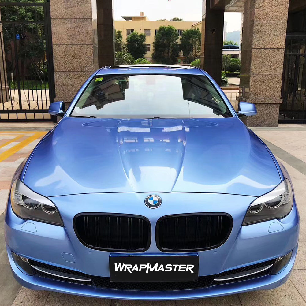 Gloss Metallic Mist Blue Car Wrap – wrapteck