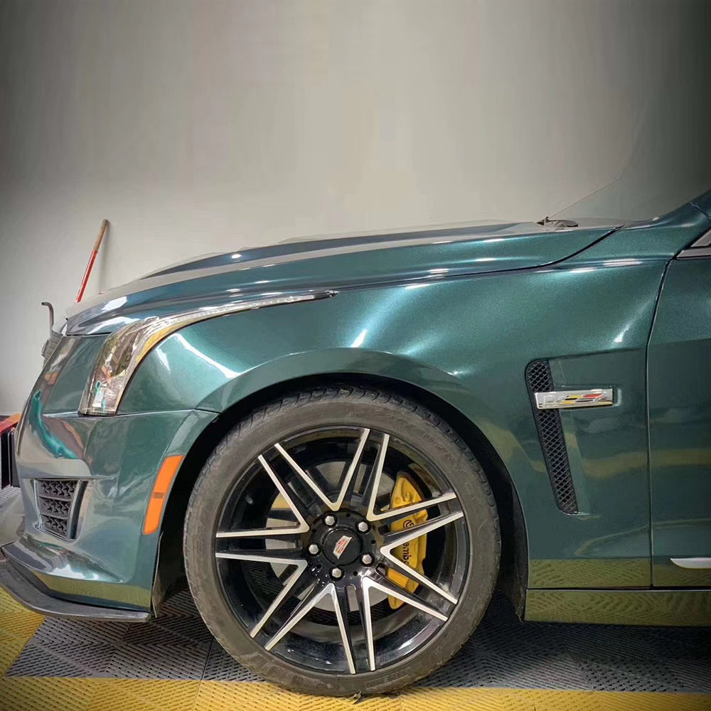 Gloss Metallic Ston Green Car Wrap – wrapteck