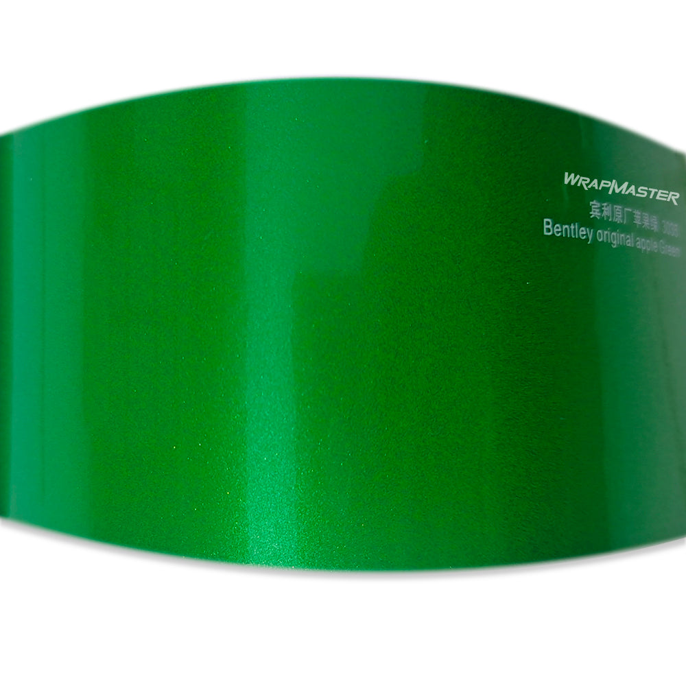 Gloss Metallic Apple Green Vinyl Wrap for cars – wrapteck
