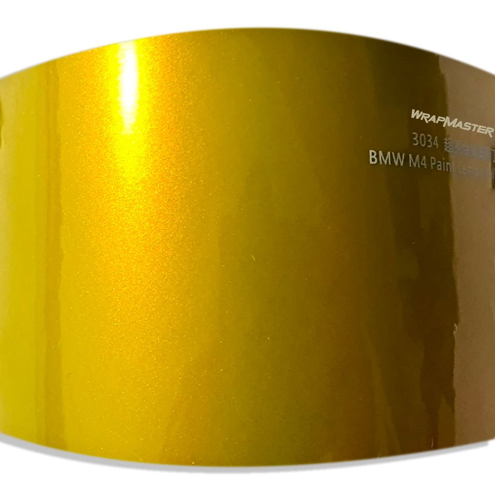 Gloss Metallic Yellow Vinyl Wrap – wrapteck