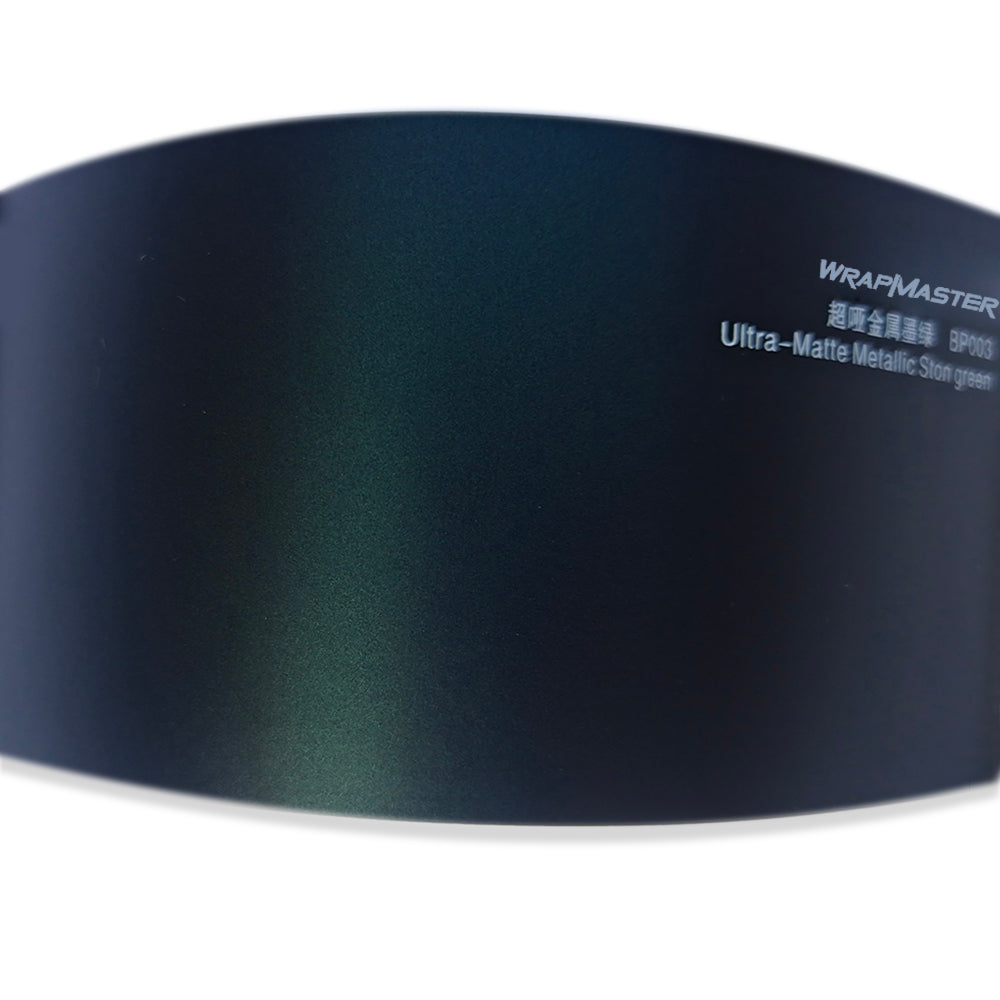 Ultral-matte Metallic Stone Green Wrapping Paper Car – wrapteck