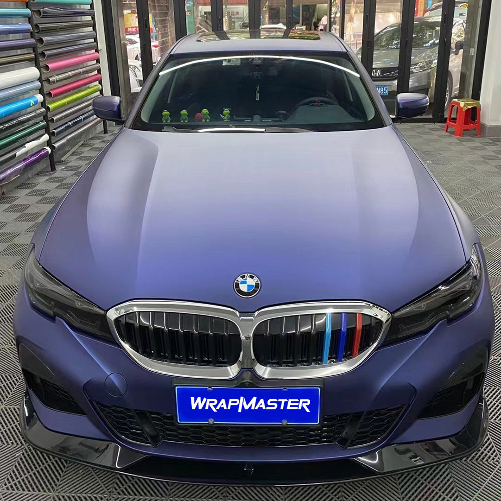 Ultral-matte Metallic Blue Vinyl Wrap – wrapteck
