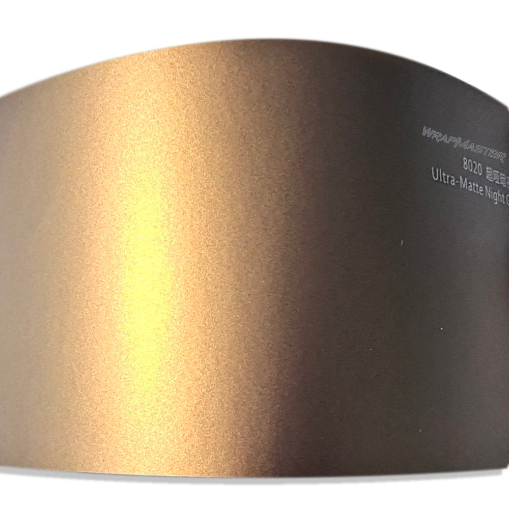 Ultral-matte Metallic Night Gold Car Vinyl – wrapteck