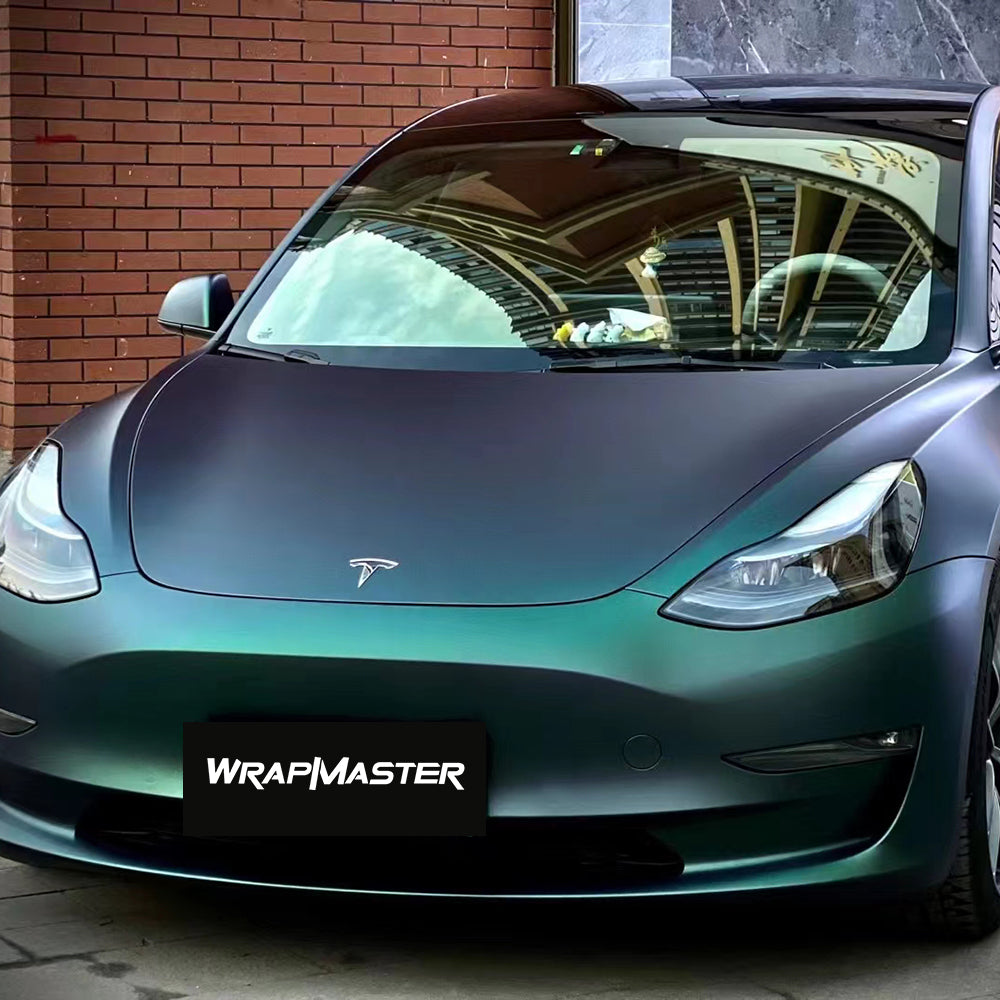 Ultral-matte Metallic Green Vinyl Wrap – wrapteck