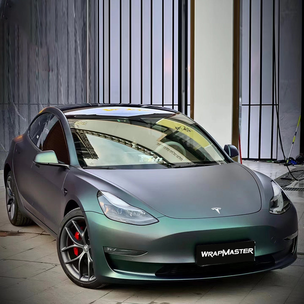 Ultral-matte Metallic Green Vinyl Wrap – wrapteck
