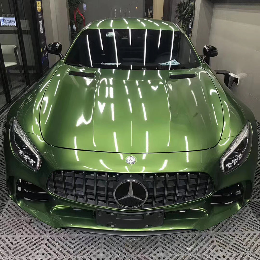 Gloss Metallic Green Auto Vinyl Wrap – wrapteck