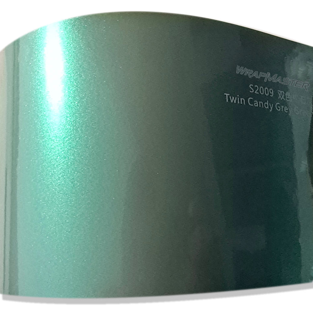 Twin Color Metallic Color Shift Wrap Lime Grey – wrapteck