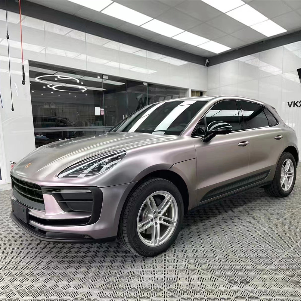 Matte Metallic Capri Purple Grey Vinyl Wrap (PET Liner) – wrapteck