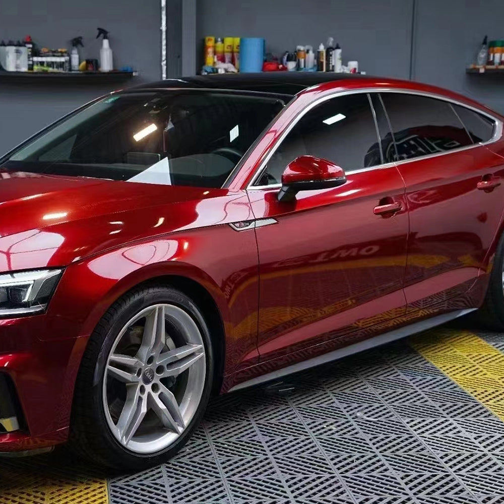 Gloss Metallic Cherries Red Vehicle Vinyl Wrap Colors (PET Liner ...