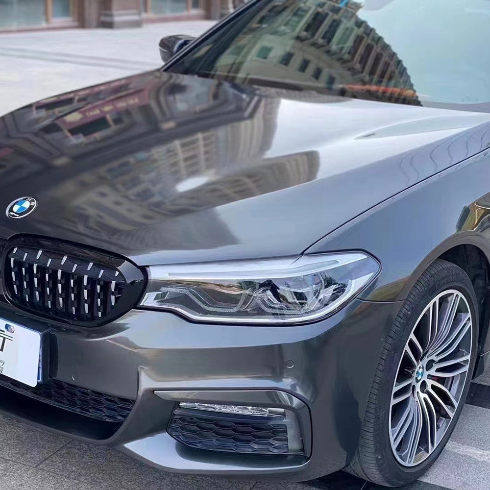Gloss Metallic Grey Wrap (PET Liner) – wrapteck