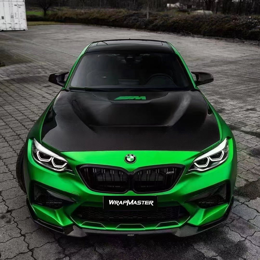 Matte Chrome Green Wrap (PET Liner) – wrapteck