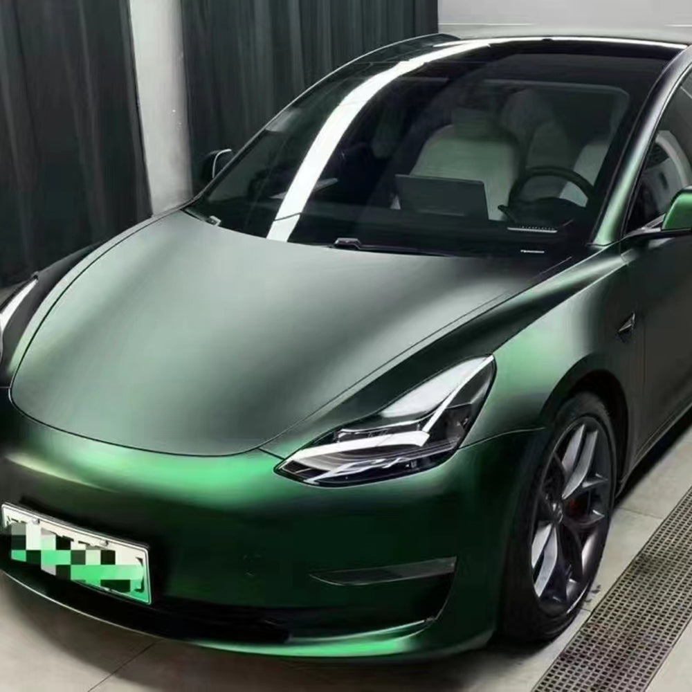 Super Chrome Metallic Vinyl Venom Green (PET Liner) – wrapteck