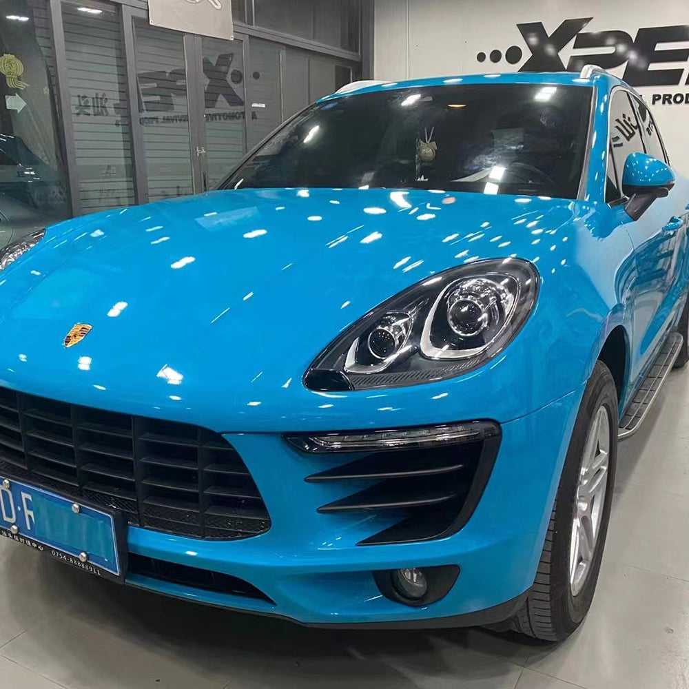 Gloss Miami Blue Vehicle Car Wrap Cost – wrapteck