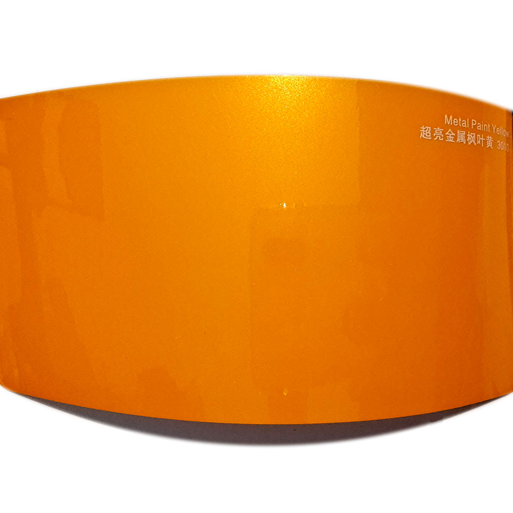 Gloss Metallic Yellow Vinyl Wrap – wrapteck