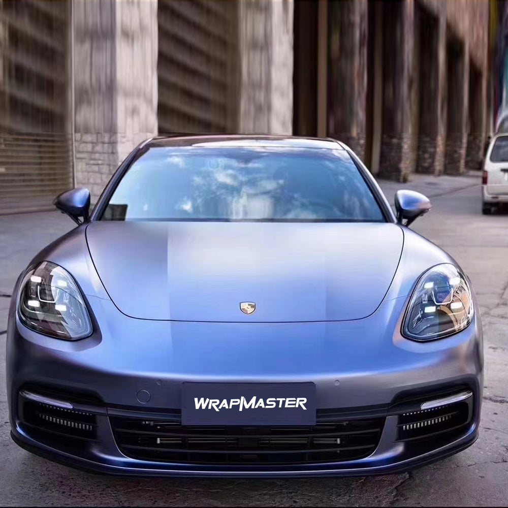 Satin Matte Midnight Blue Metallic – wrapteck